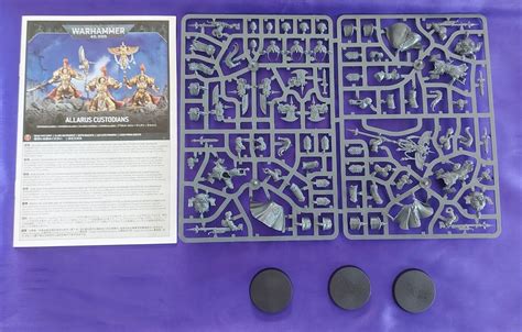 Warhammer 40k Adeptus Custodes Allarus Custodians Unit 3 Models