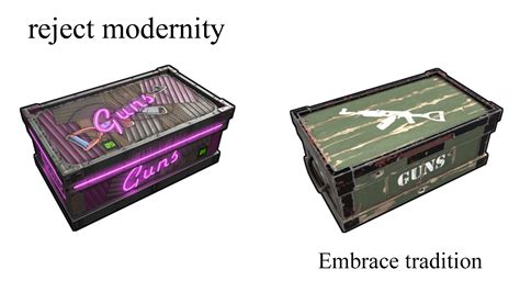 I Like The New Neon Boxes But Nothing Beats The Oldies R Playrust