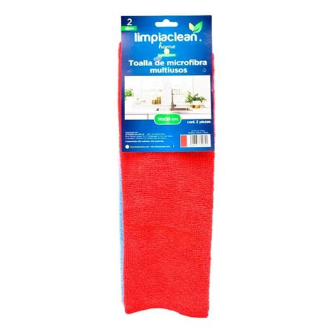 Toalla De Microfibra Limpiaclean Multiusos Pzas Walmart