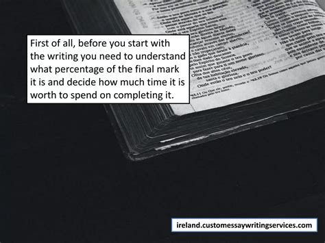 A Guide To Writing Assignments Ppt