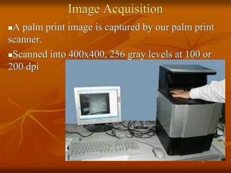 pattern recognition palm print authentication system pptx operating systems computer