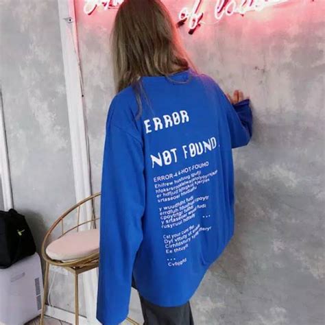 Jual Error T Blue Shopee Indonesia