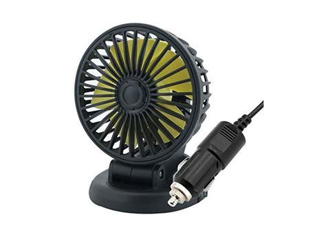 CHENGBEI Ventilador portátil para carro com carregamento USB pequeno ventilador de mesa de