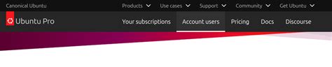 Initial Account Setup Ubuntu Pro Documentation