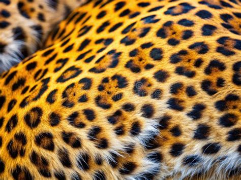 A Captivating Closeup Of A Leopards Exquisite Fur Intricate Rosette