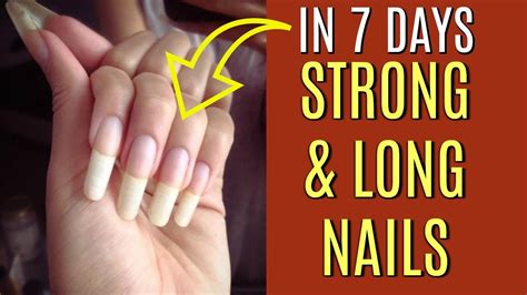 How To Grow Long Nails In 7 Days Superprincessjo Youtube