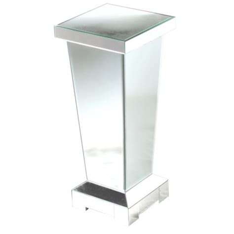 Mirrored Pedestal Mirrored Furniture From Homesdirect 365 Uk