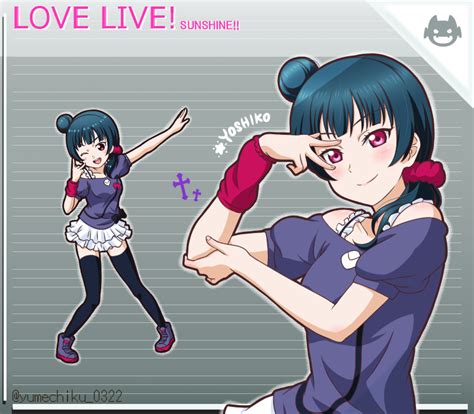 Yumechiku Tsushima Yoshiko Love Live Love Live Sunshine 1girl