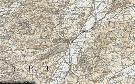 Historic Ordnance Survey Map Of Welshpool 1902 1903