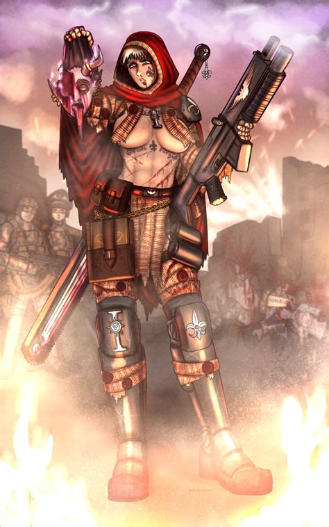 Rule 34 1girls Adepta Sororitas Astra Militarum Chaos Warhammer