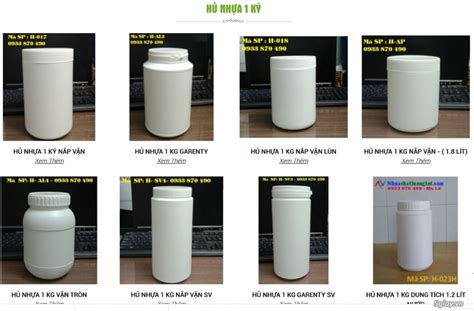 Hủ Nhựa Hdpe 2 Lít Hủ Nhựa Hdpe 1kg Hủ Nhựa Tròn 1 Kgs Hủ Nhựa Trò