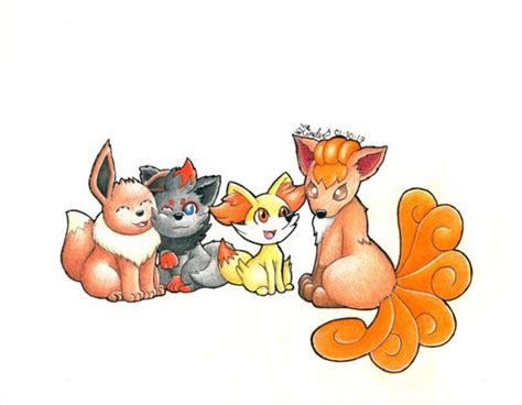 [request] Eevee Zorua Fennekin And Vulpix Pokémon Amino