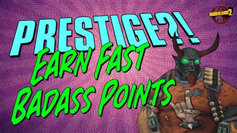 Borderlands 2 How To Prestige Your Badass Rank Youtube