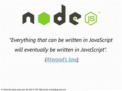 Node Js Overview Pptx