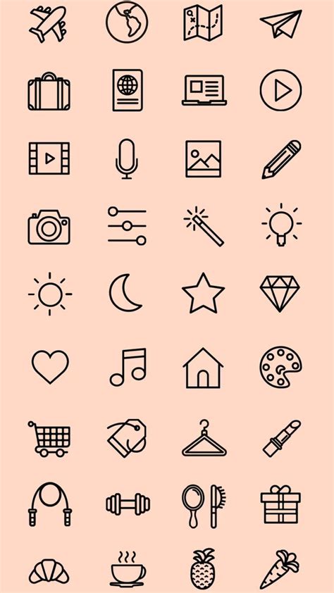 Ios 13 App Icons App Icon Design Ios Icon Hipster Icons