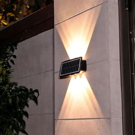 Aplique Bidireccional 6 Leds Solar Daxso