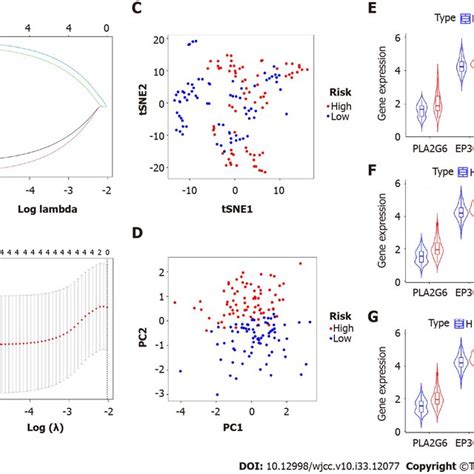 construction of a prognostic classifier based on platelet associated
