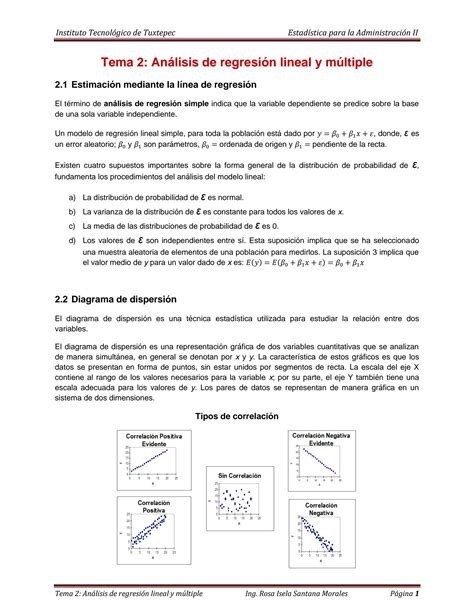 SOLUTION Tema 2 An Lisis De Regresi N Lineal Y M Ltiple 4 Studypool