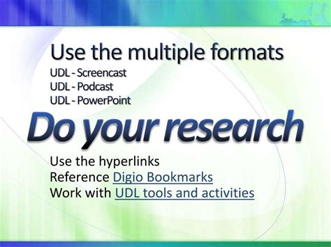 Ppt Universal Design For Learning Udl Powerpoint Presentation Free Download Id 7035345