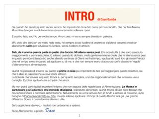Principi Per Mettere Massa PPT