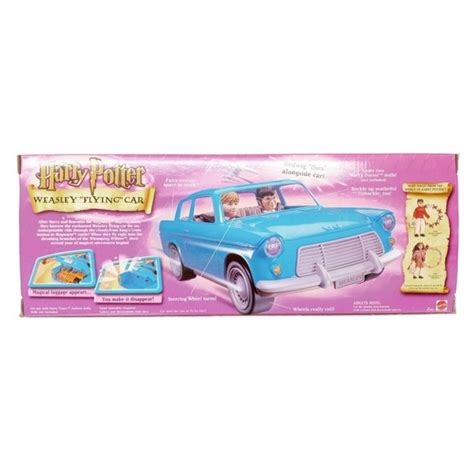 Mattel Toys Vintage Harry Potter Weasley Flying Car New Ford Anglia