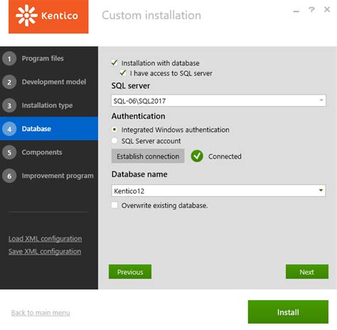 Installing Kentico Mvc Projects Kentico Xperience 12 Service Pack Documentation