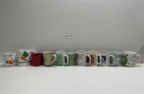 Collection Of Assorted Mugs Beck Auctions Inc