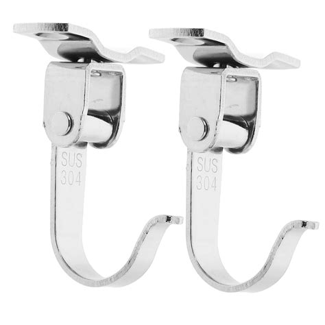 2 Pcs Heavy Duty Ceiling Hooks Stainless Steel Ceiling Mount Hook For