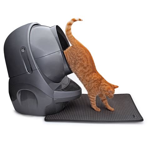 Whisker Litter Robot Connect Smart Self Cleaning Litter Box Core Accessories Bundle Grey LR C