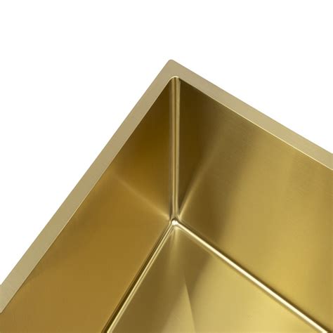 China 30 Undermount Sink Zirconium Gold Sink Pvd Gold Stainless Steel