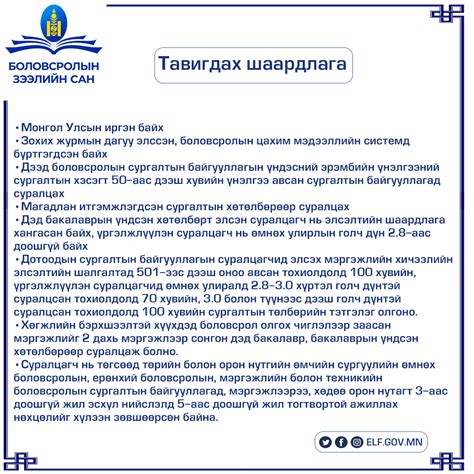 БОЛОВСРОЛЫН ЗЭЭЛИЙН САН САН ЗАРЛАЛ Боловсролын зээлийн сангаар