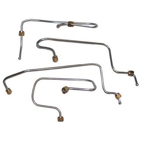 Ford 5000 Inj Pipe Set Simms Pump Set Of 4 Ford Tractor Spares