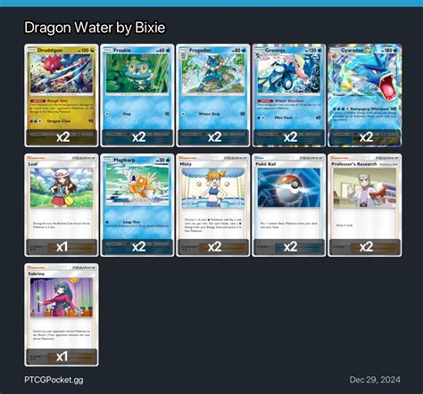 Dragon Water By Bixie Pokémon Tcg Pocket