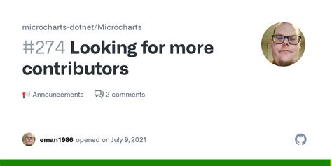 Looking For More Contributors Microcharts Dotnet Microcharts Discussion Github