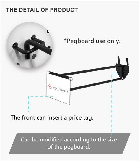 Pegboard Price Tag Hooks Swift Courser