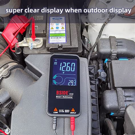 Bside S10 Smart Digital Multimeter Black Without Battery