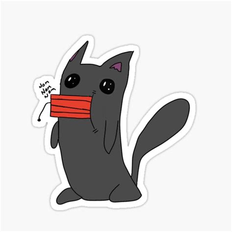 Exploding Kitten Sticker For Sale By Nedaart Redbubble