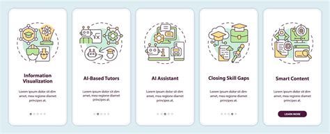 Premium Vector Walkthrough Ai In Education With Linear Concepts