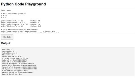 Python Math Python Tutorial