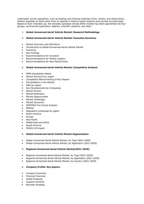 Ppt Unmanned Underwater Vehicles Market Global Forecast And