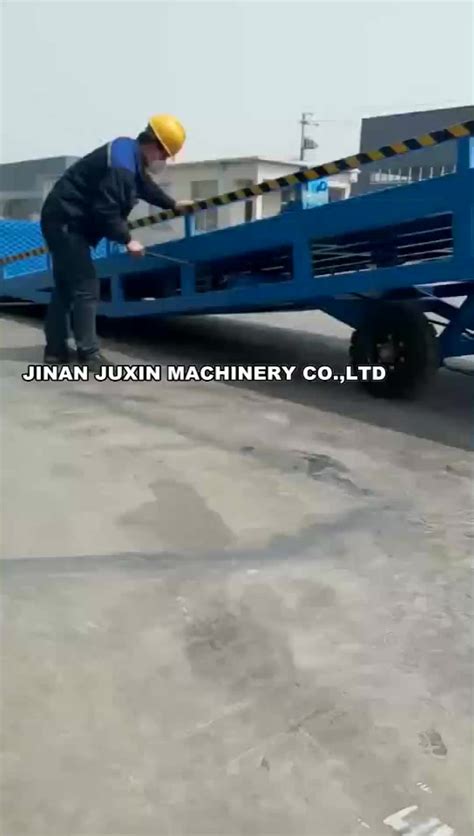 Movable Loading Dock Ramp Leveler Container Hydraulic Truck Unloading