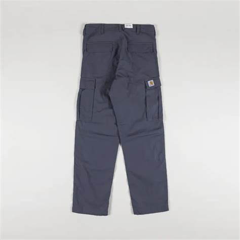 Carhartt Wip Mens Regular Cargo Pant Zeus Rinsed Columbia Ripstop