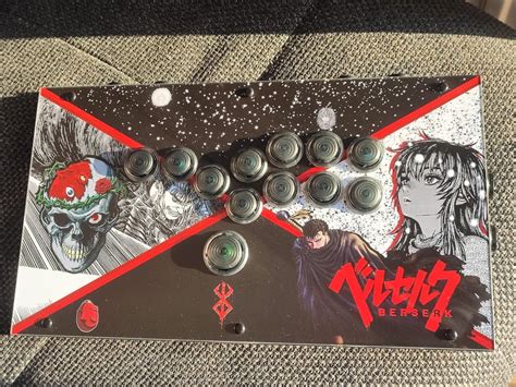 My first Hitbox style Controller with my own Artwork that i made with ...