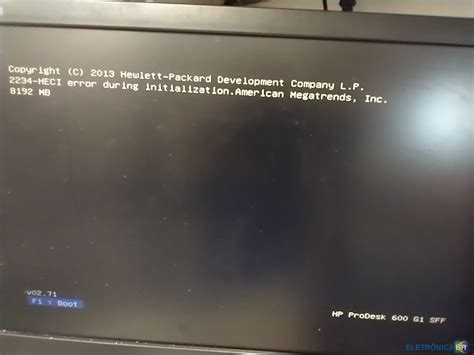 Hp Prodesk 600 G1 Sff 2234 Heci Error During Initialization Motherboards Pcs All In One