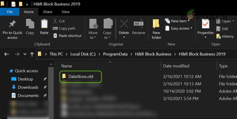 H R Block Business Software Not Opening