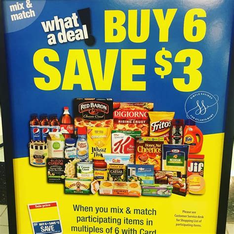 Kroger Buy 6 Save 3 Sale Is