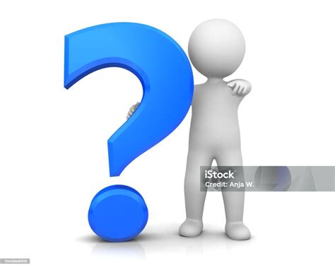 흰색 절연 응답 스틱 남자 그림을 가리키는 서명 물음표 3d 블루 심문 문장 부호 요구 스틱피겨에 대한 스톡 사진 및 기타 이미지 스틱피겨 3차원 형태 가리키기