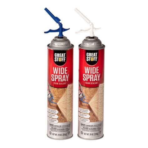 Great Stuff Wide Spray 2 Pack 18 Oz Spray Tube Indooroutdoor Spray
