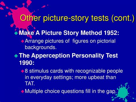 PPT Projective Personality Testing Psychological Testing PowerPoint Presentation ID