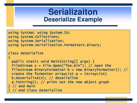 ppt serialization powerpoint presentation free download id 3975158